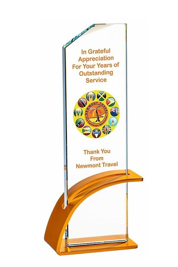 Metal Stand Award - Awardshop